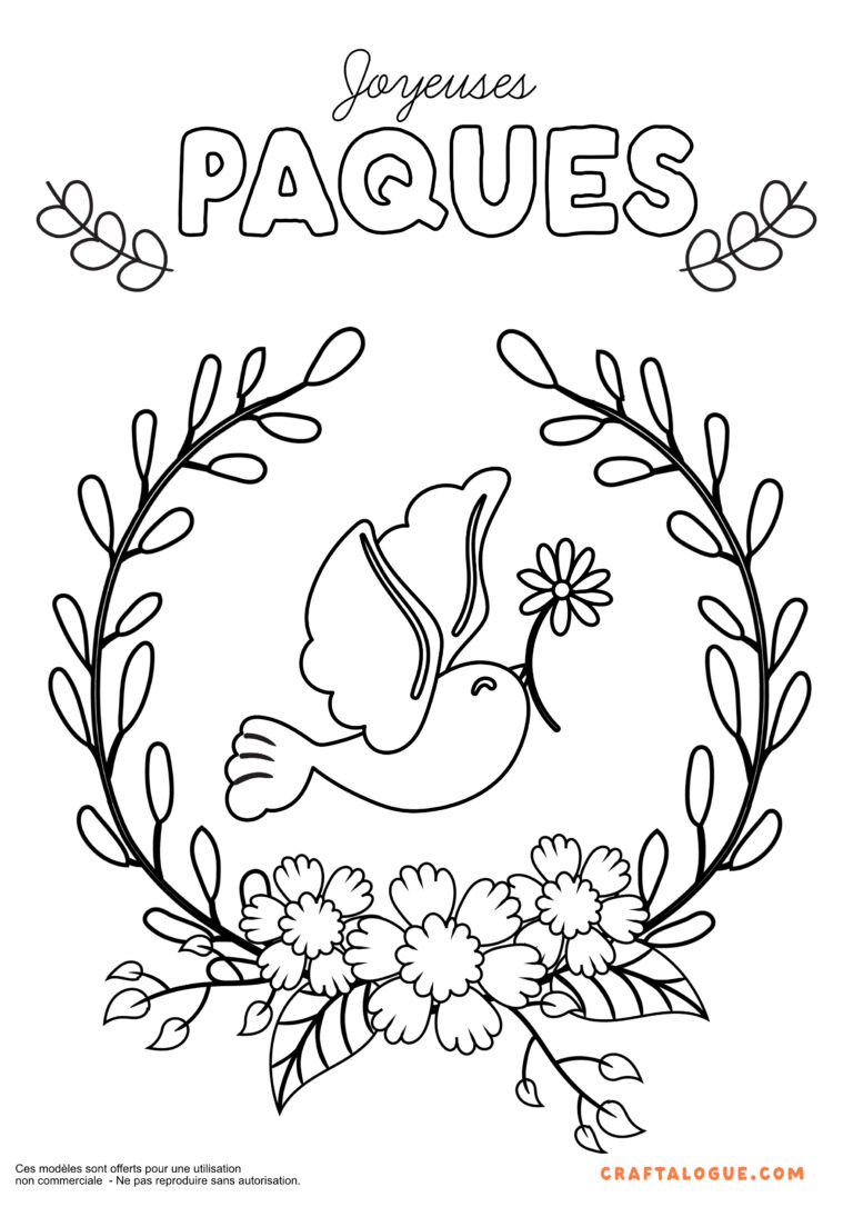 10 coloriages de Pâques gratuits à imprimer pour les enfants