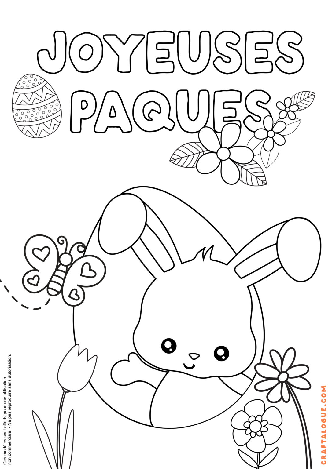 10 coloriages de Pâques gratuits à imprimer pour les enfants