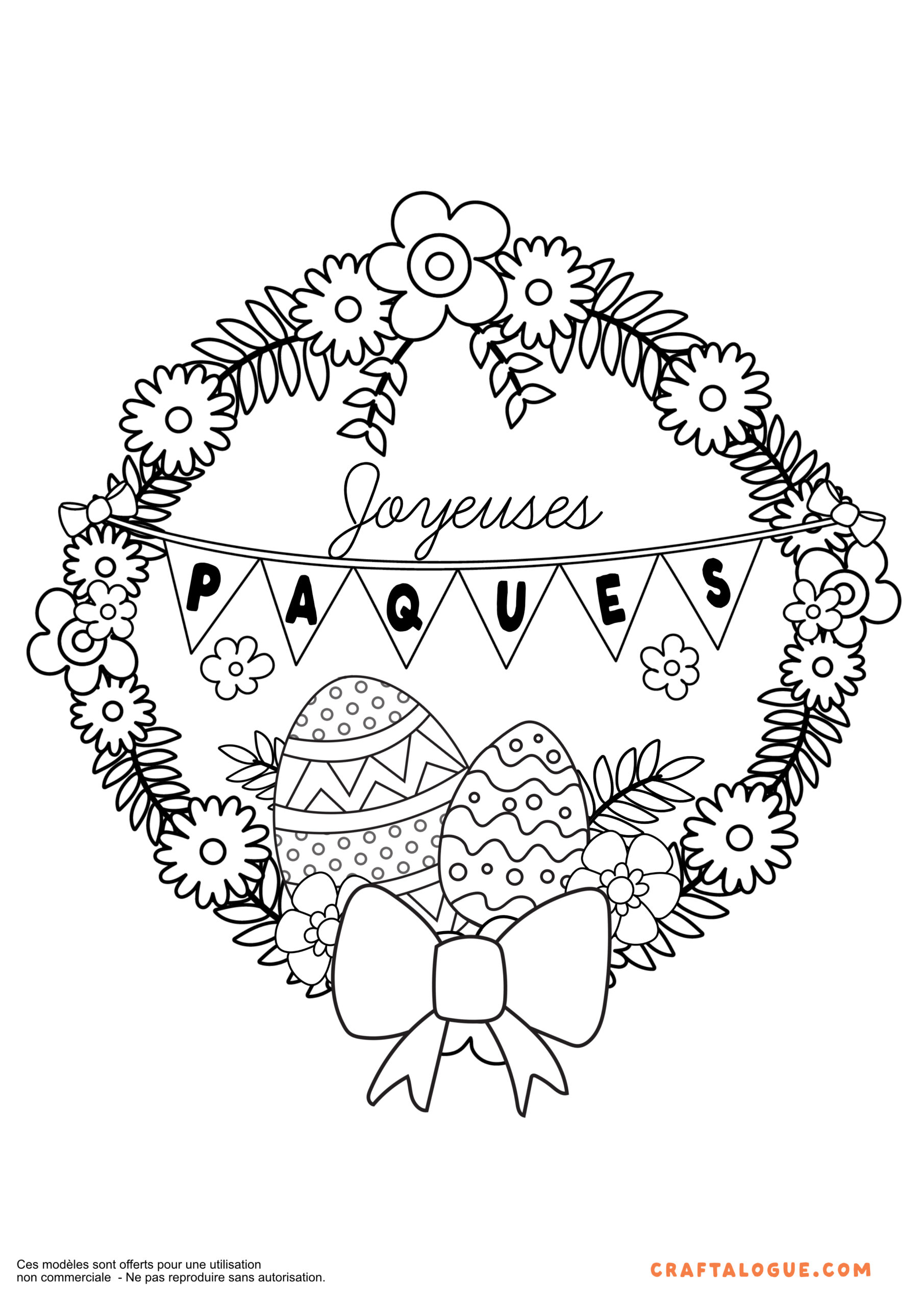 10 coloriages de Pâques gratuits à imprimer pour les enfants